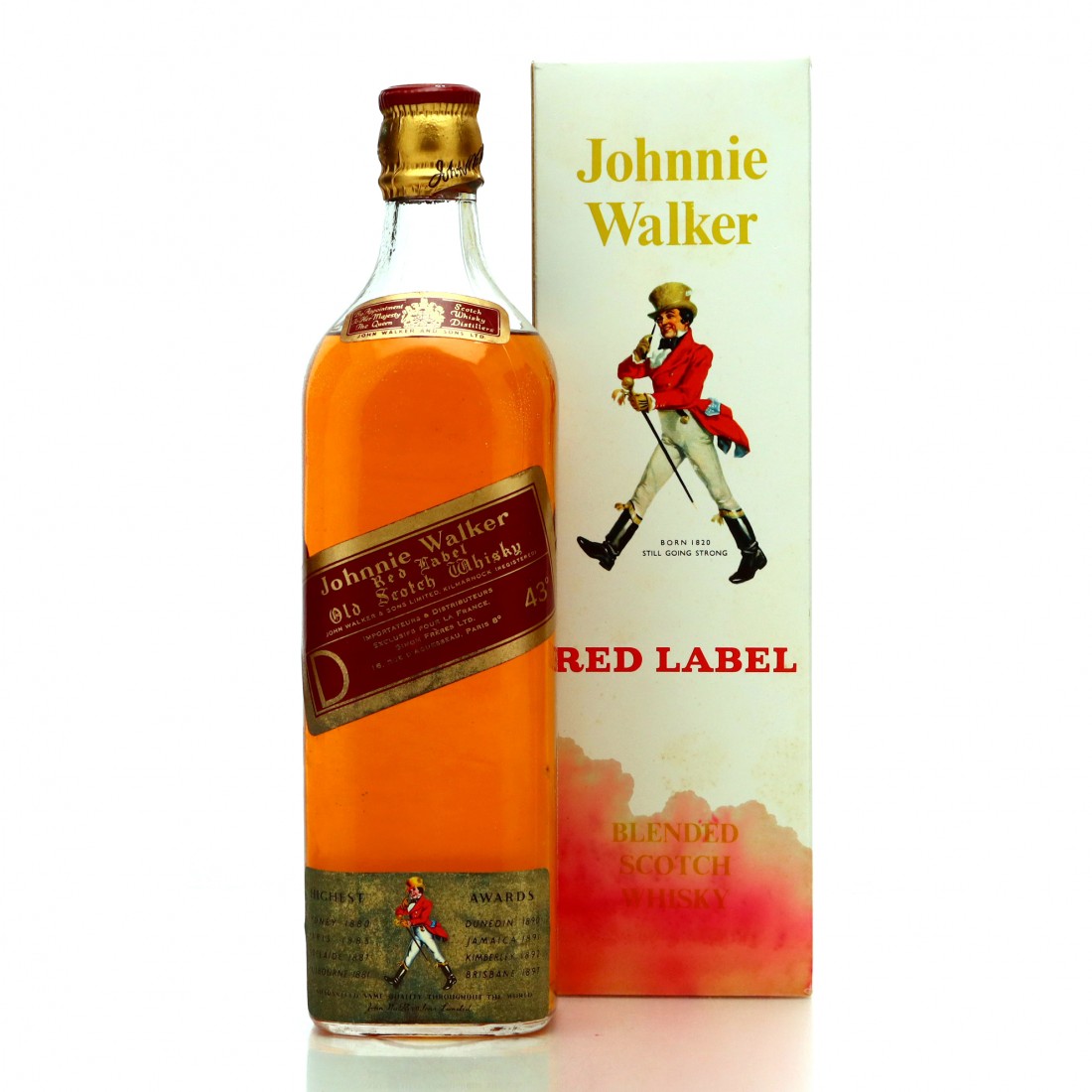 Johnnie Walker Red Label 1960s / French Import | Whisky Auctioneer
