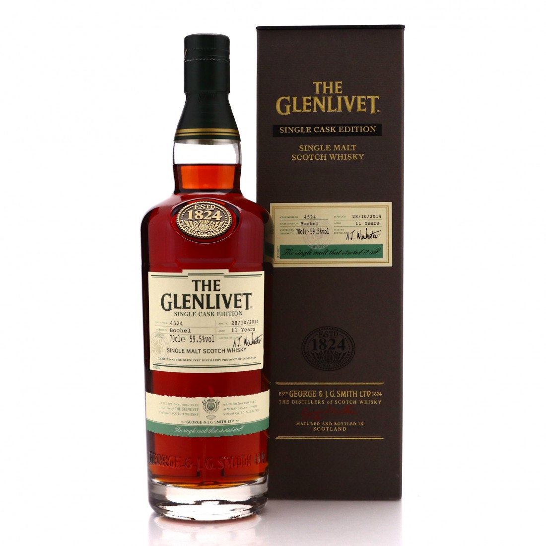 Glenlivet 11 Year Old Single Cask #4524 / Bochel | Whisky Auctioneer
