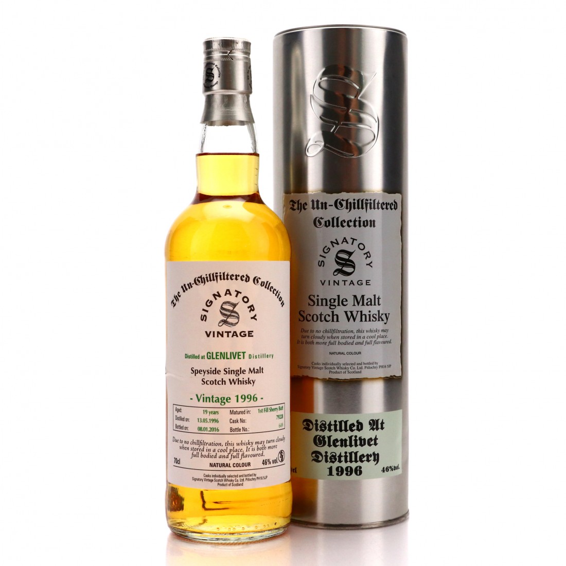 Glenlivet 1996 Signatory Vintage 19 Year Old | Whisky Auctioneer