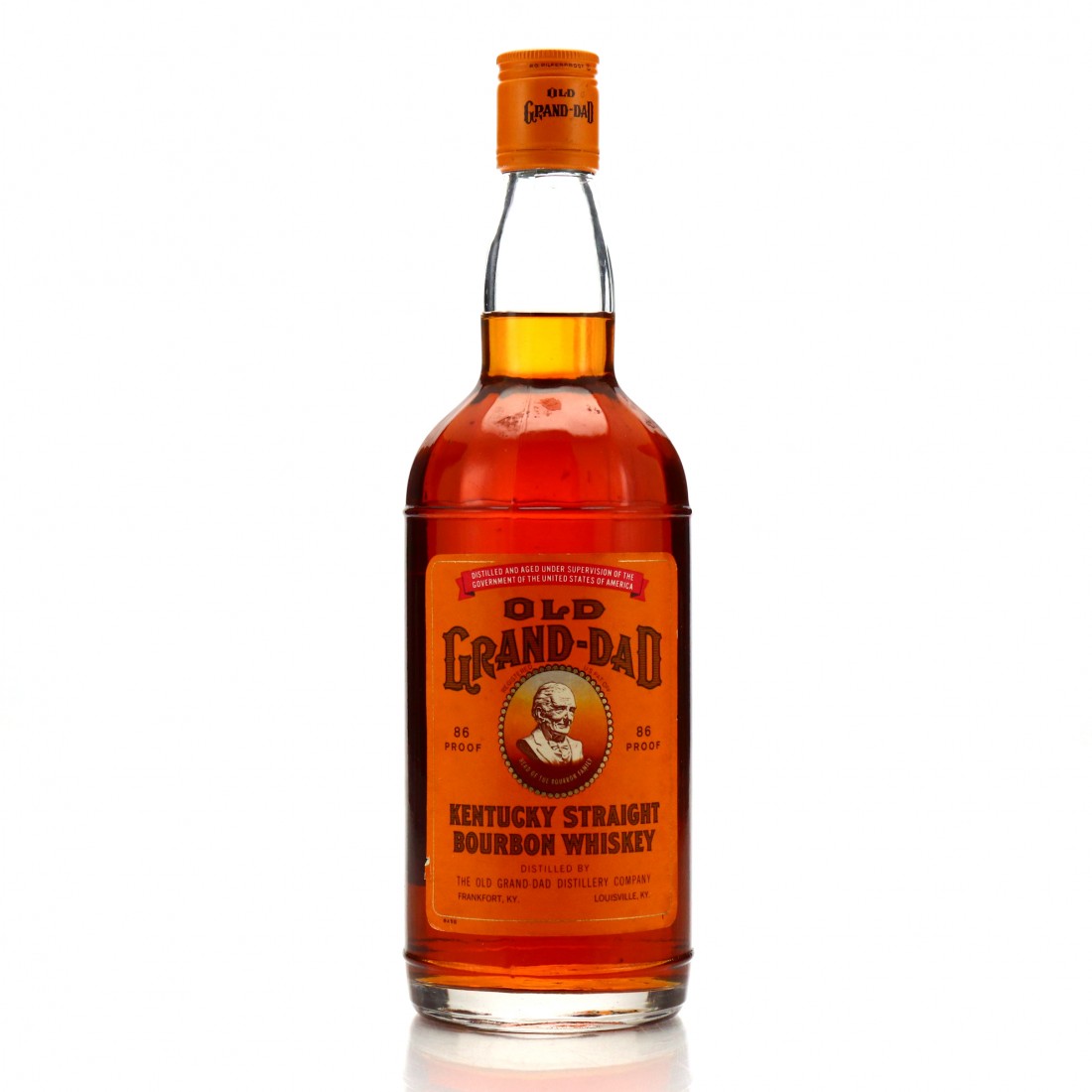 Old Grand-Dad Kentucky Straight Bourbon 70cl 1972 | Whisky Auctioneer