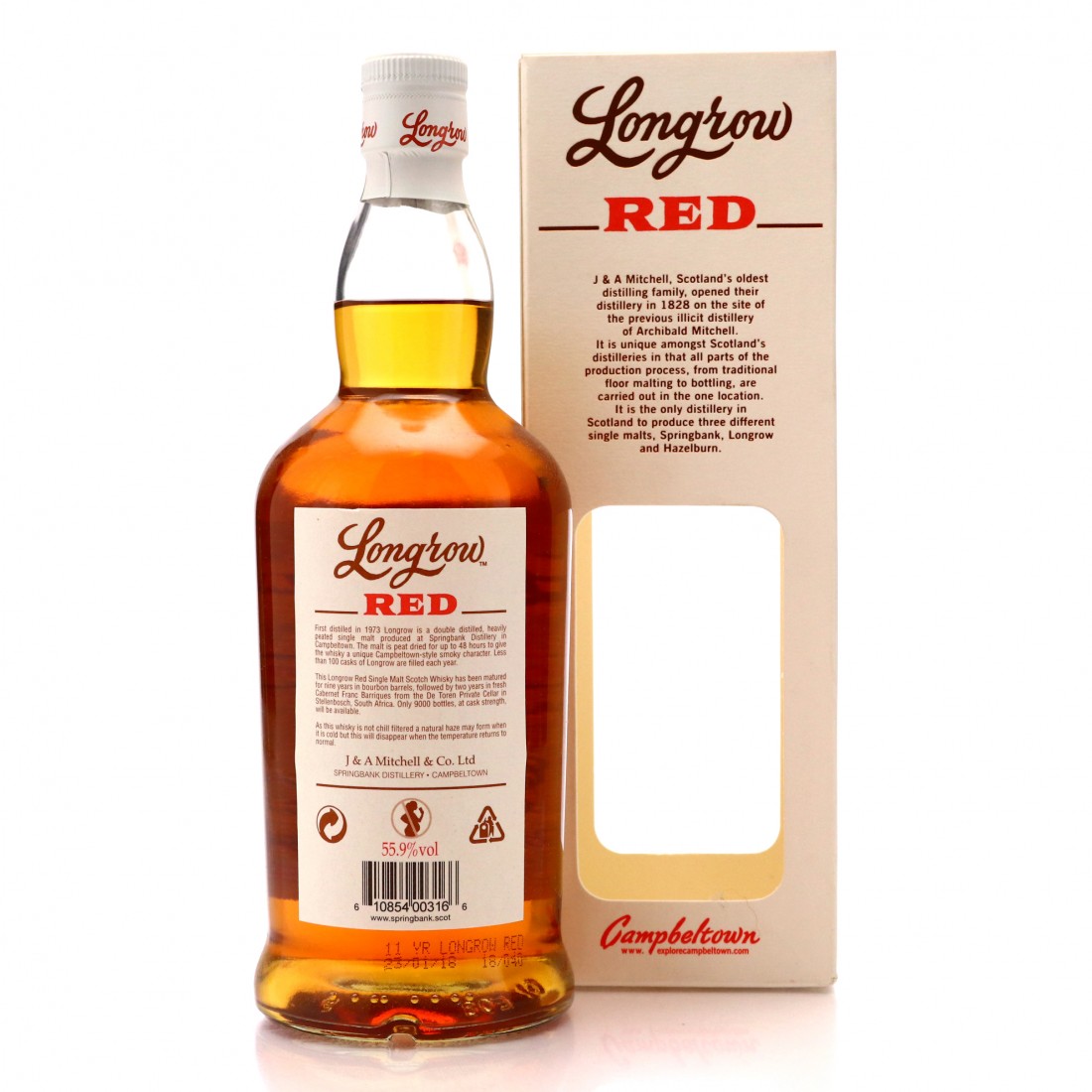 Longrow Red 11 Year Old Cabernet Franc | Whisky Auctioneer