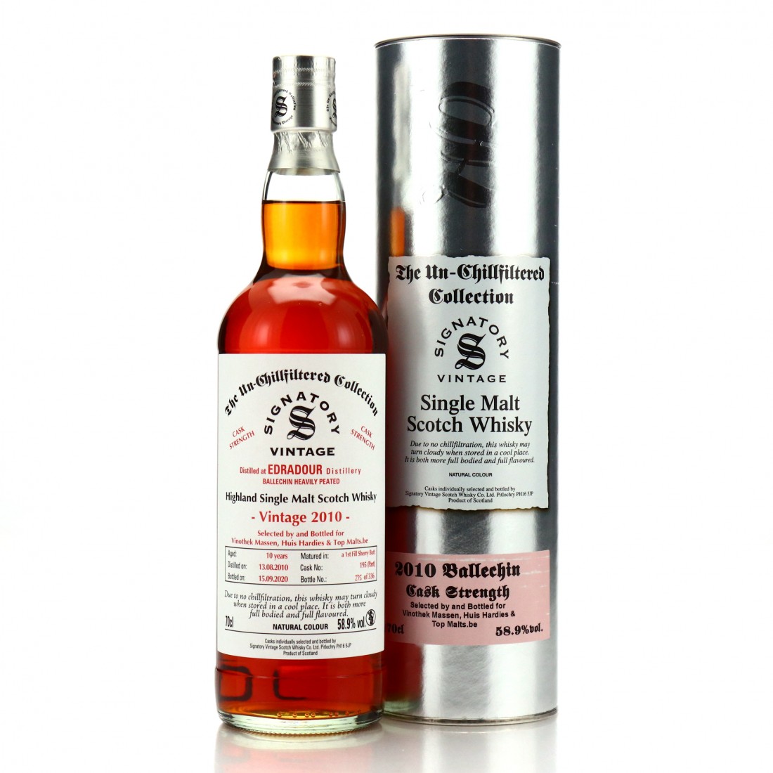 Ballechin 2010 Signatory Vintage 10 Year Old / Vinotek Massen, Huis ...