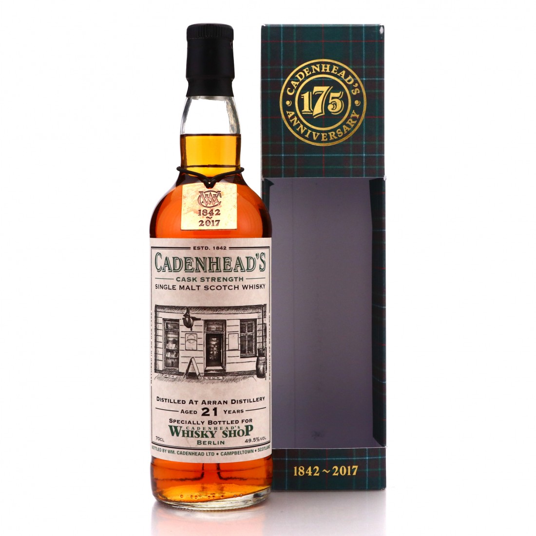 Arran 1995 Cadenhead's 21 Year Old / Berlin Shop | Whisky Auctioneer