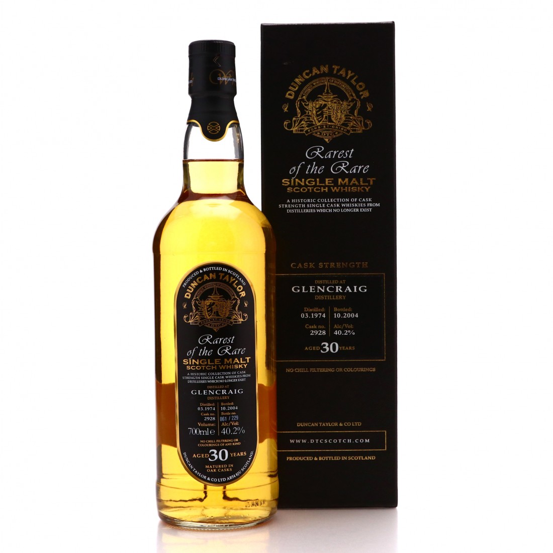 Glencraig 1974 Duncan Taylor 30 Year Old | Whisky Auctioneer