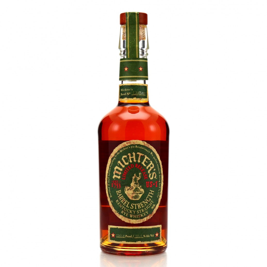 Michter's Barrel Strength Kentucky Straight Rye 2022 70cl | Whisky ...