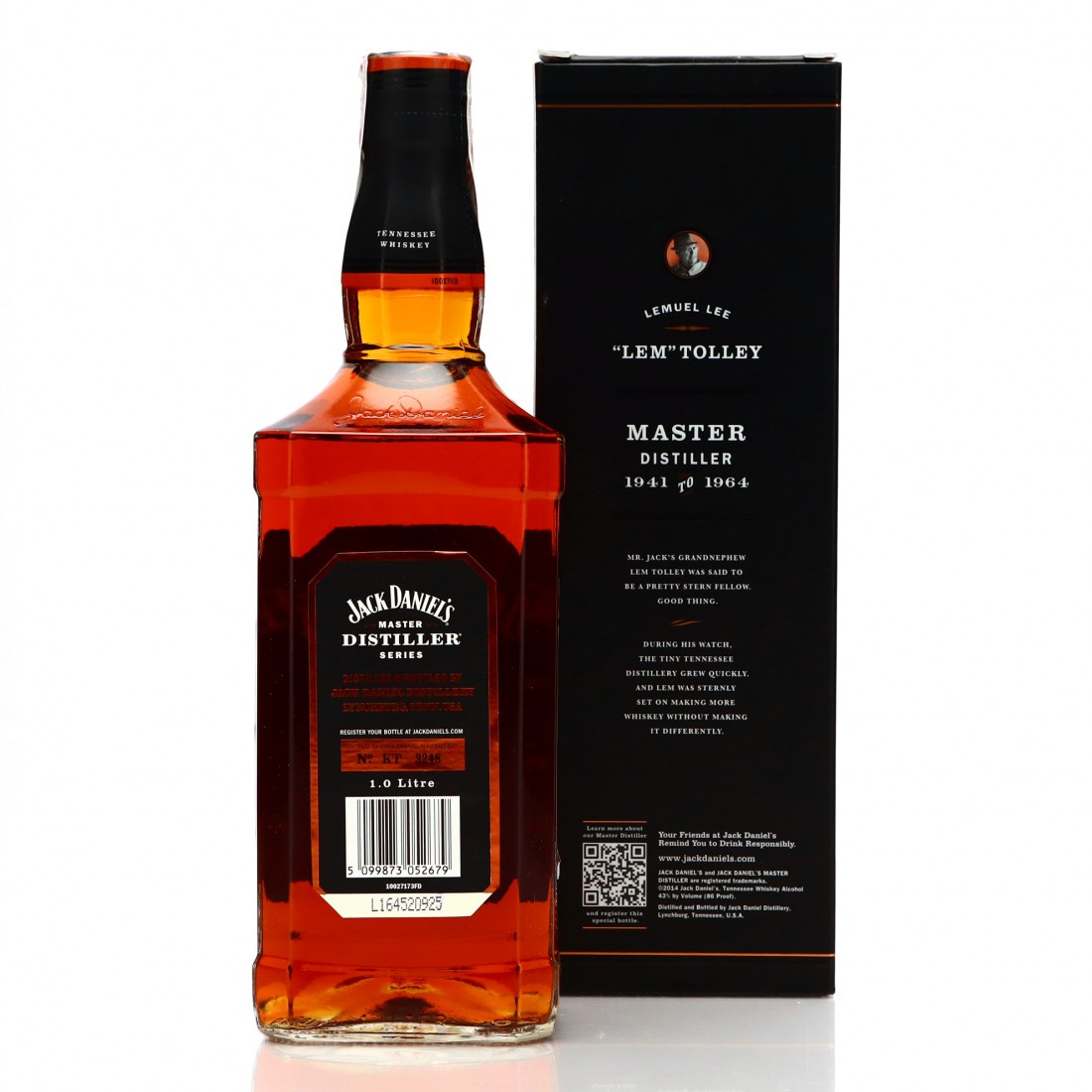Jack Daniel's Master Distiller No.3 1 Litre / 'Lem' Tolley | Whisky ...