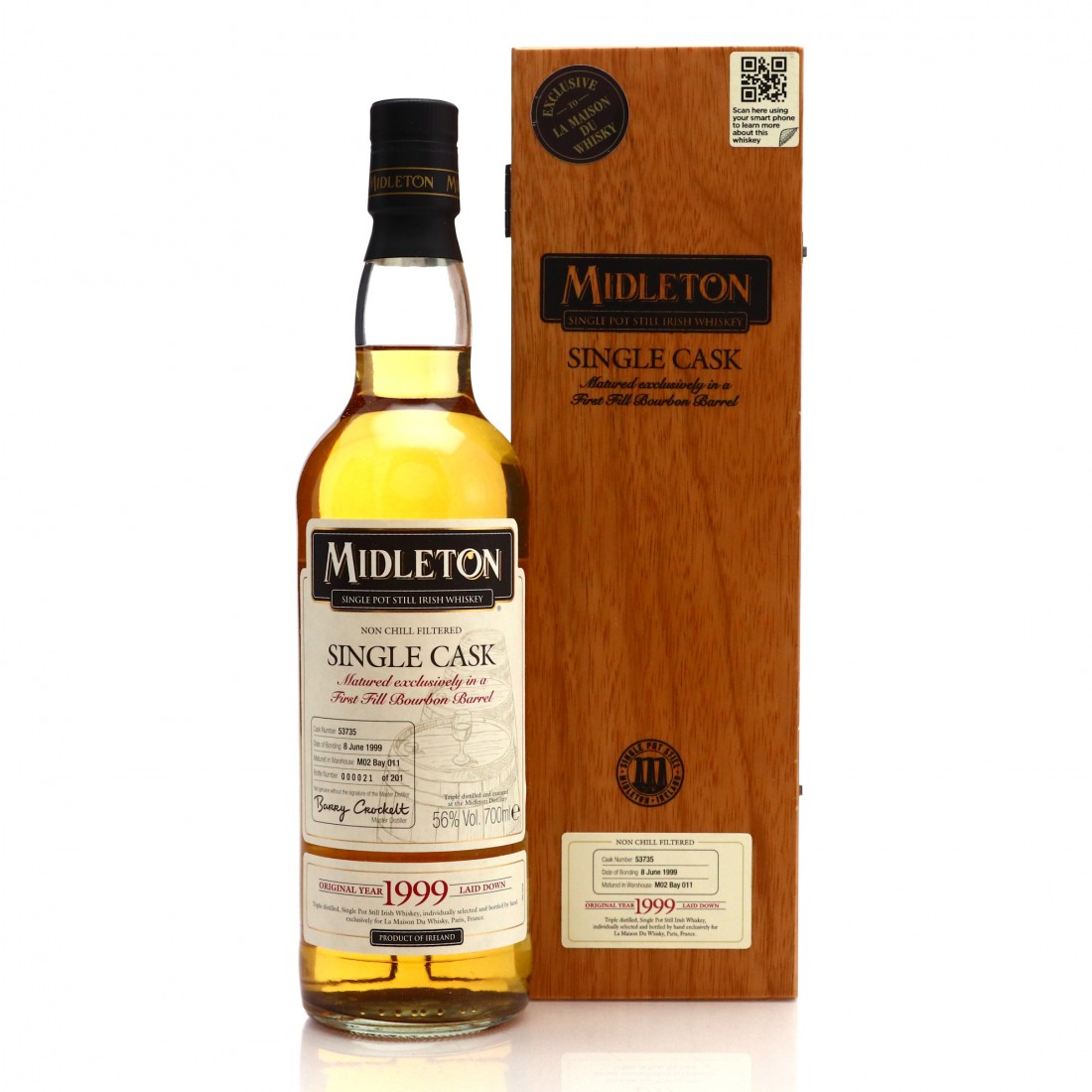 Midleton 1999 Single Bourbon Cask #53735 | Whisky Auctioneer
