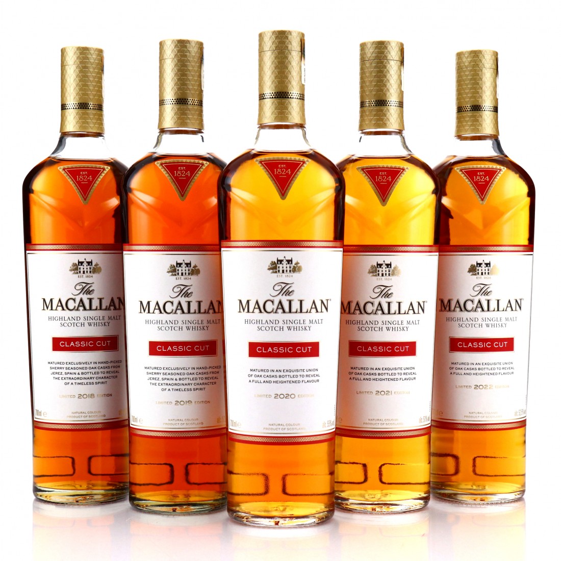 Macallan Classic Cut 2018-2022 5 x 70cl | Whisky Auctioneer