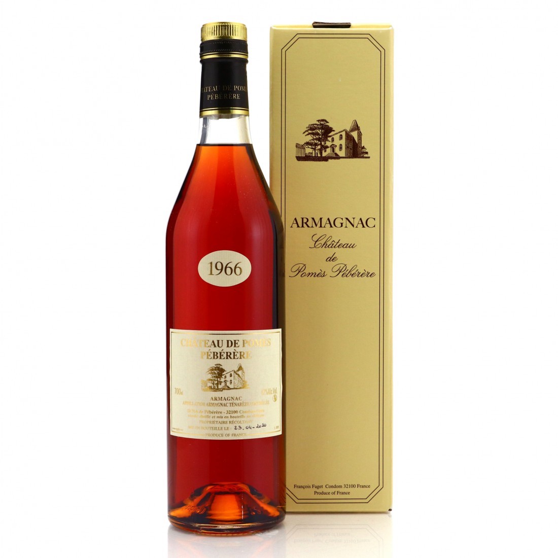 Chateau De Pomes Peberere 1966 Armagnac | Whisky Auctioneer Chateau De Pomes Peberere 1966 Armagnac | Whisky Auctioneer