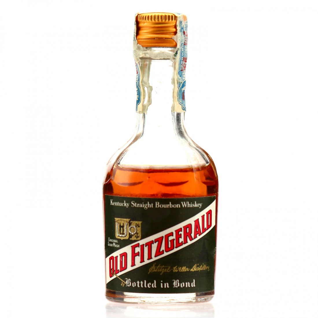 Old Fitzgerald Bottled in Bond 86 Proof 1969 Miniature / Stitzel-Weller ...