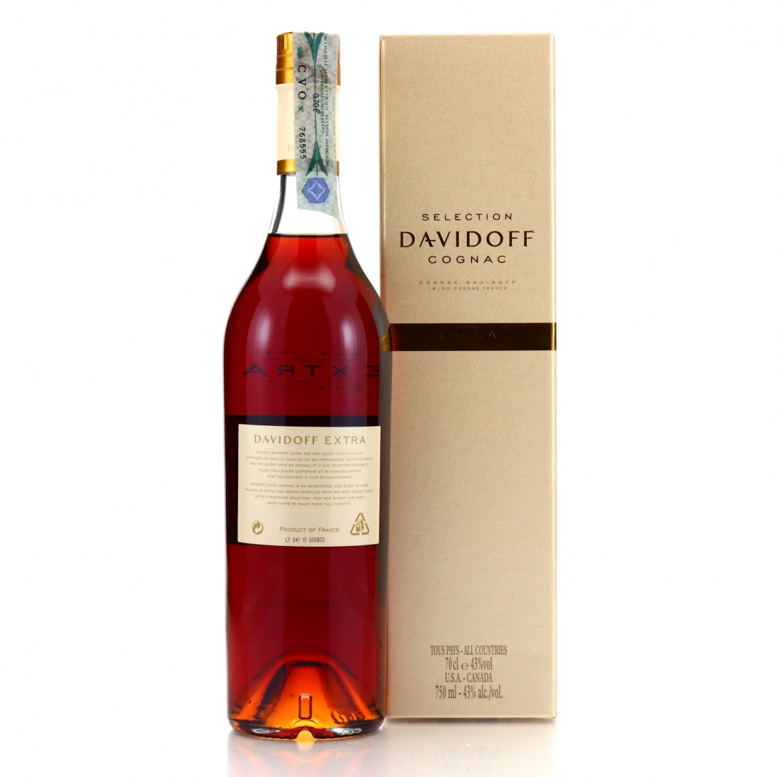 Davidoff Extra Selection Cognac | Whisky Auctioneer