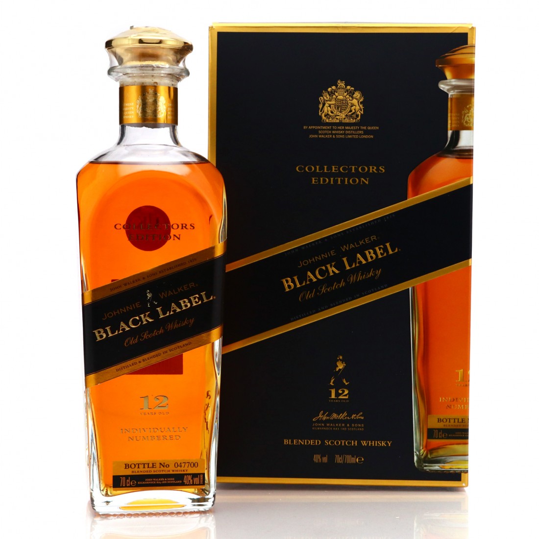 Johnnie Walker Black Label 12 Year Old Collectors Edition | Whisky ...