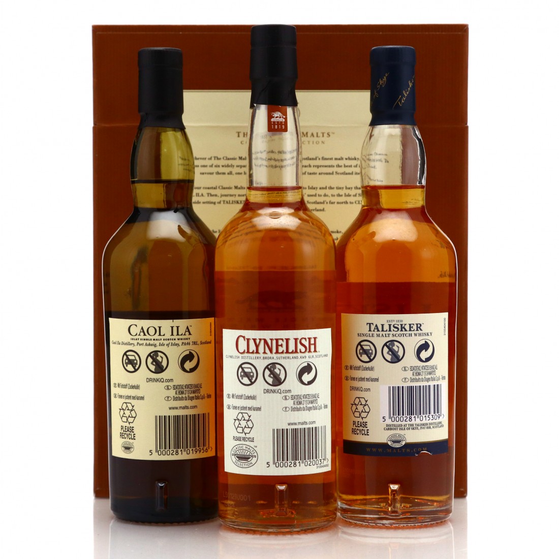 Classic Malts Collection 3 x 20cl / Caol Ila, Clynelish, Talisker ...