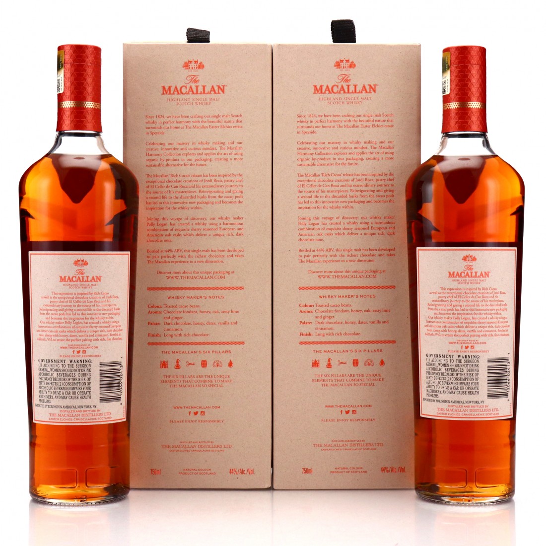 Macallan The Harmony Collection Rich Cacao 2 x 75cl / US Import ...