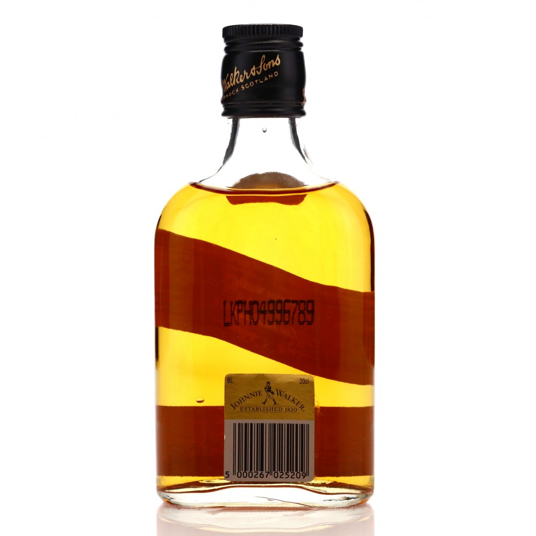 Johnnie Walker Black Label 12 Year Old 20cl / Flask Bottle | Whisky ...