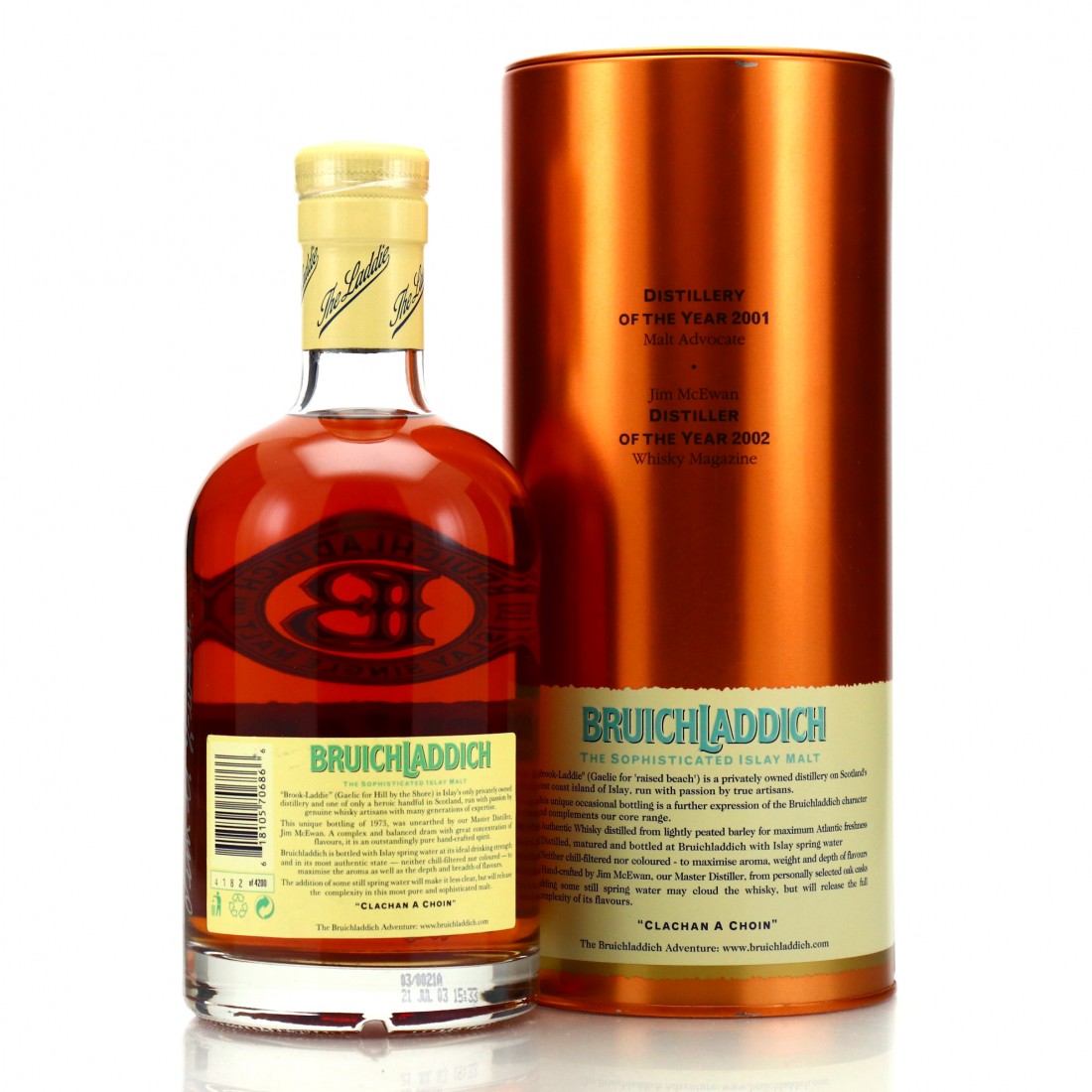 Bruichladdich 1973 30 Year Old Signed By Jim Mcewan Whisky Auctioneer