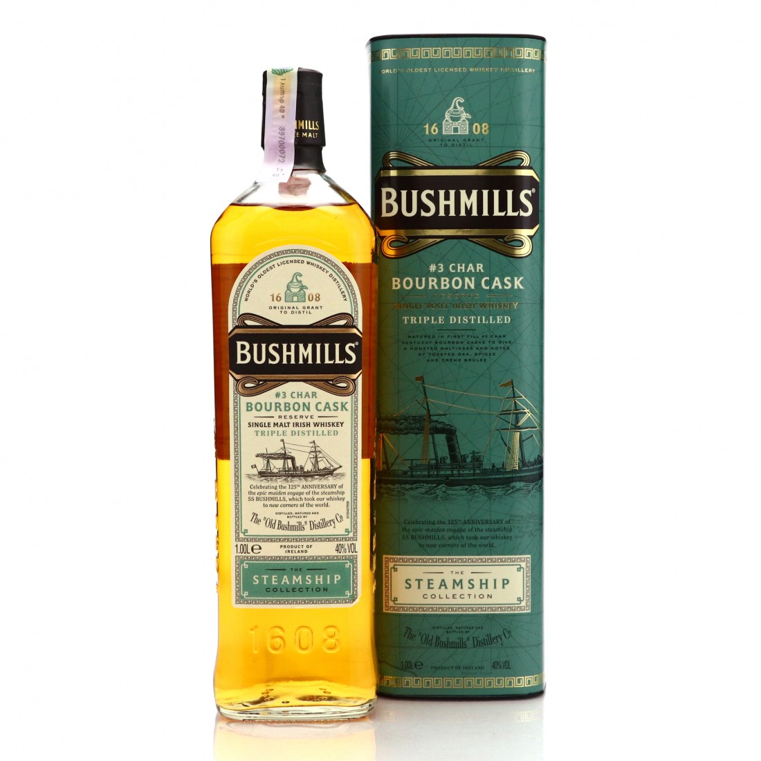 Bushmills Steamship Collection #3 Char Bourbon Cask 1 Litre | Whisky ...