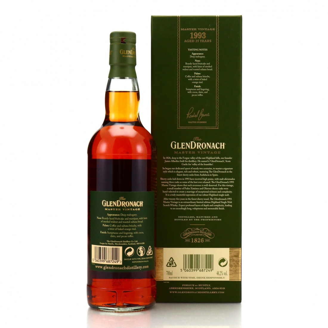 Glendronach 1993 Master Vintage 25 Year Old | Whisky Auctioneer