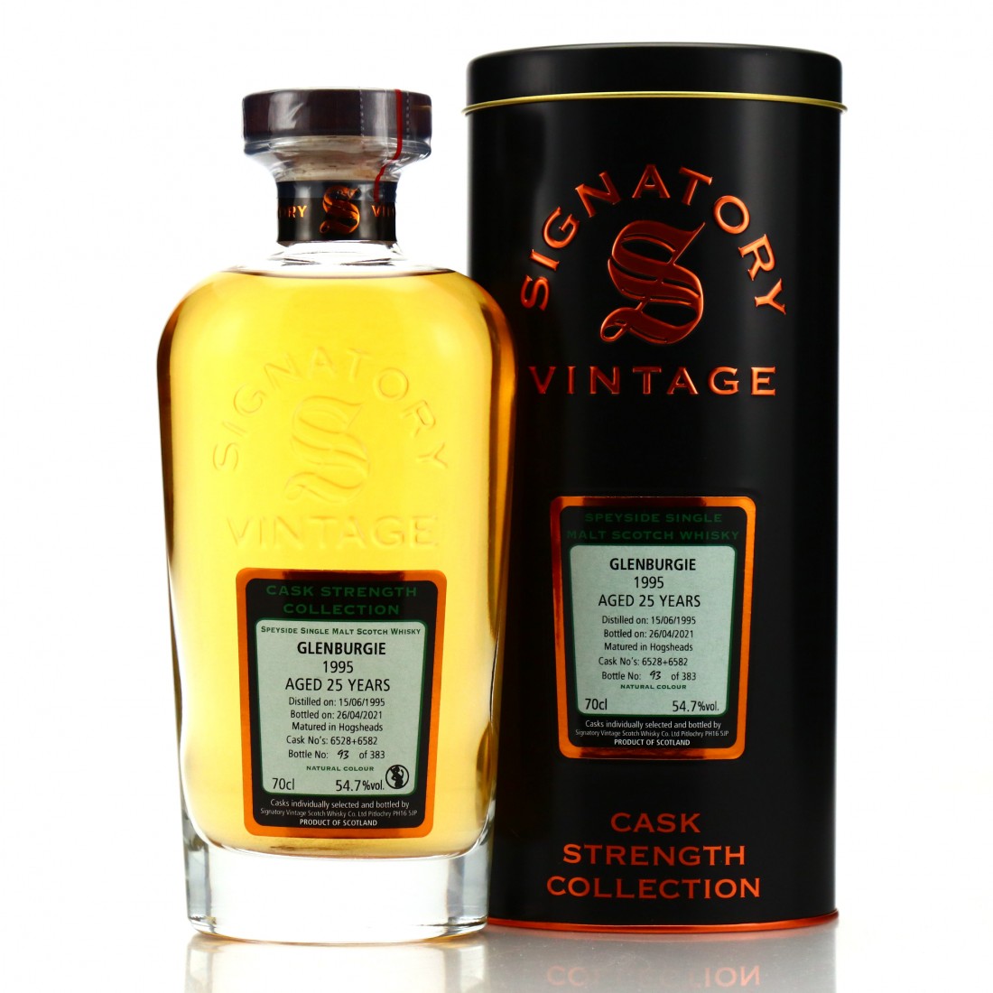 Glenburgie 1995 Signatory Vintage 25 Year Old Cask Strength | Whisky ...