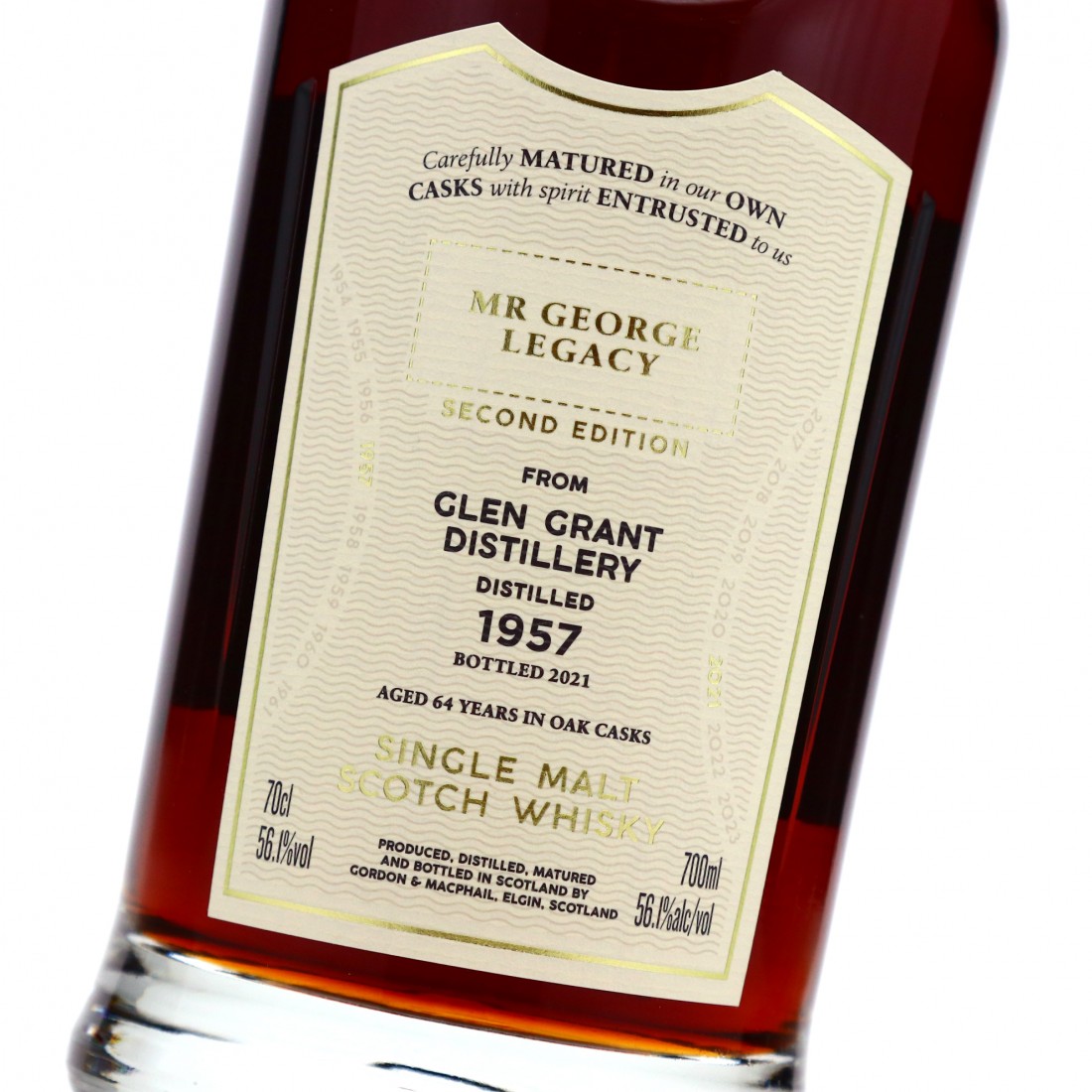 Glen Grant 1957 Gordon And Macphail 64 Year Old Mr George Legacy 2nd