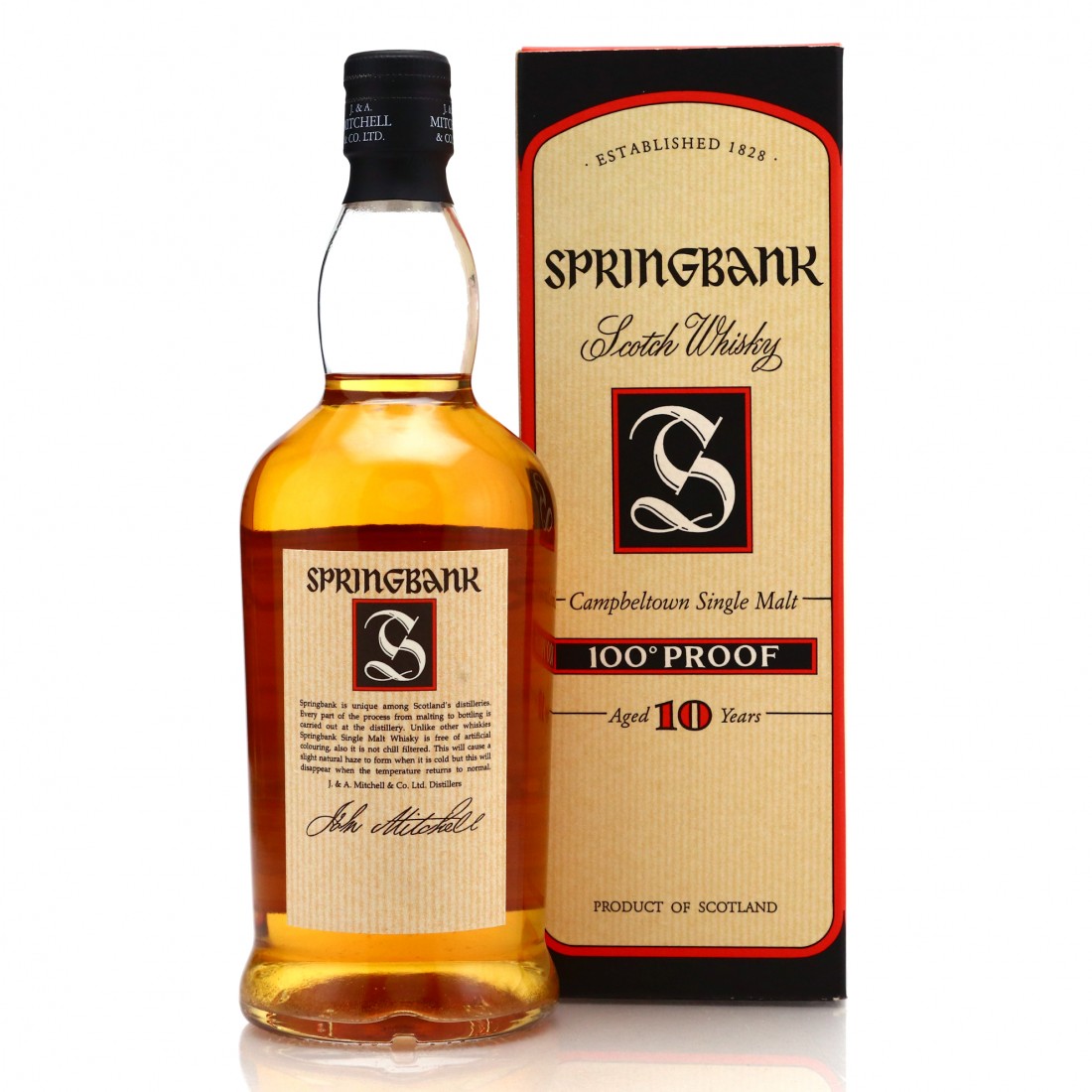 Springbank 10 Year Old 100 Proof early 2000s | Whisky Auctioneer