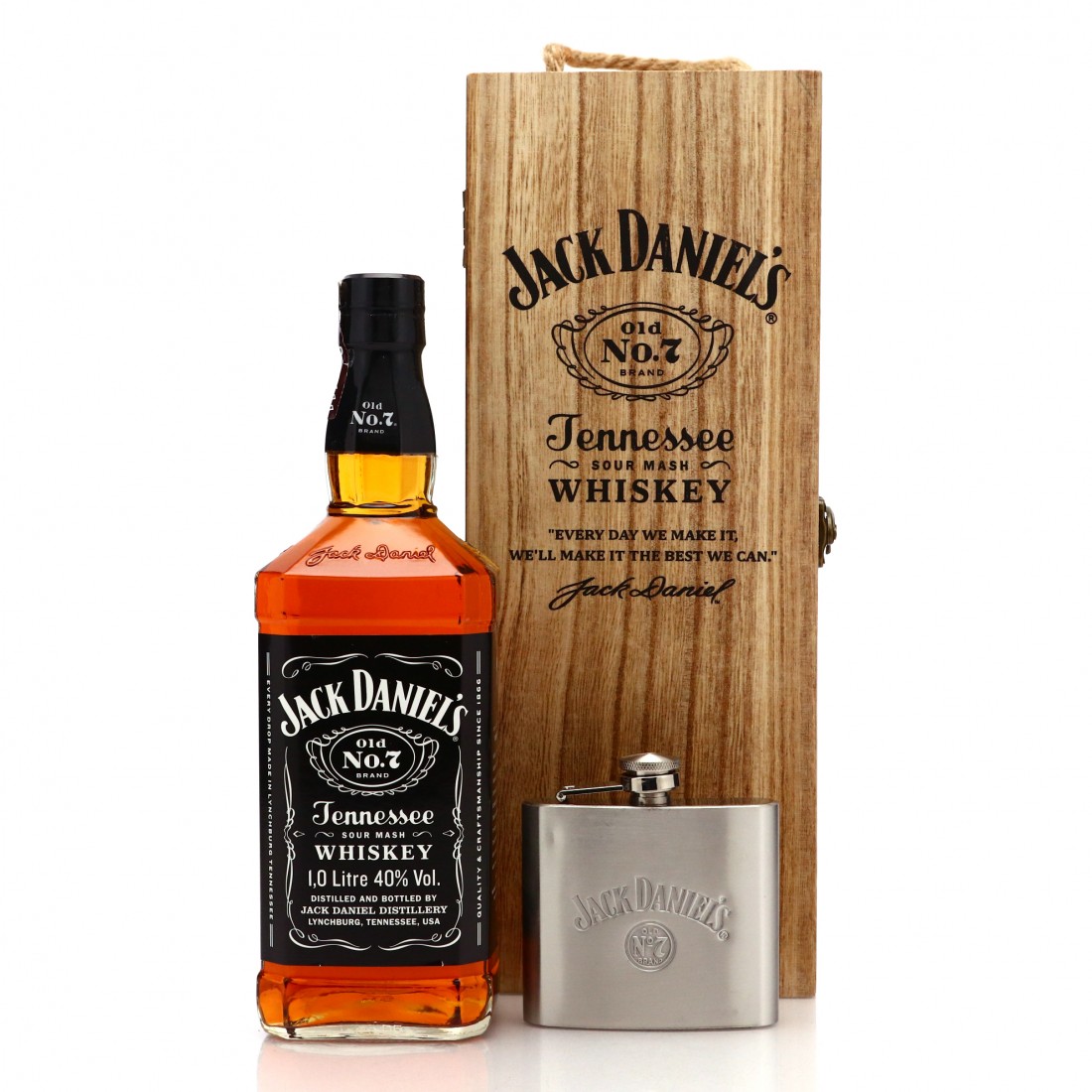 Jack Daniel's Old No.7 80 Proof Gift Pack 1 Litre / Korean Import ...