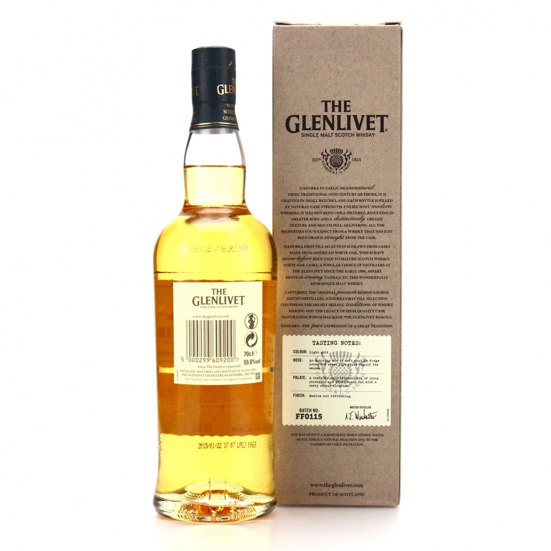Glenlivet Nadurra First Fill Selections Batch #FF0115 | Whisky Auctioneer