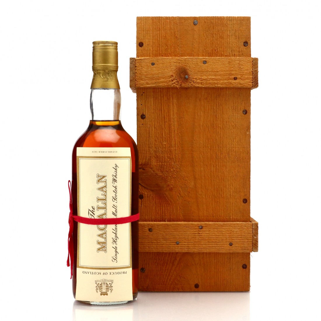 Macallan 1940 Handwritten Label / Pro Nobilitate Ebert, Hainzl & Co ...