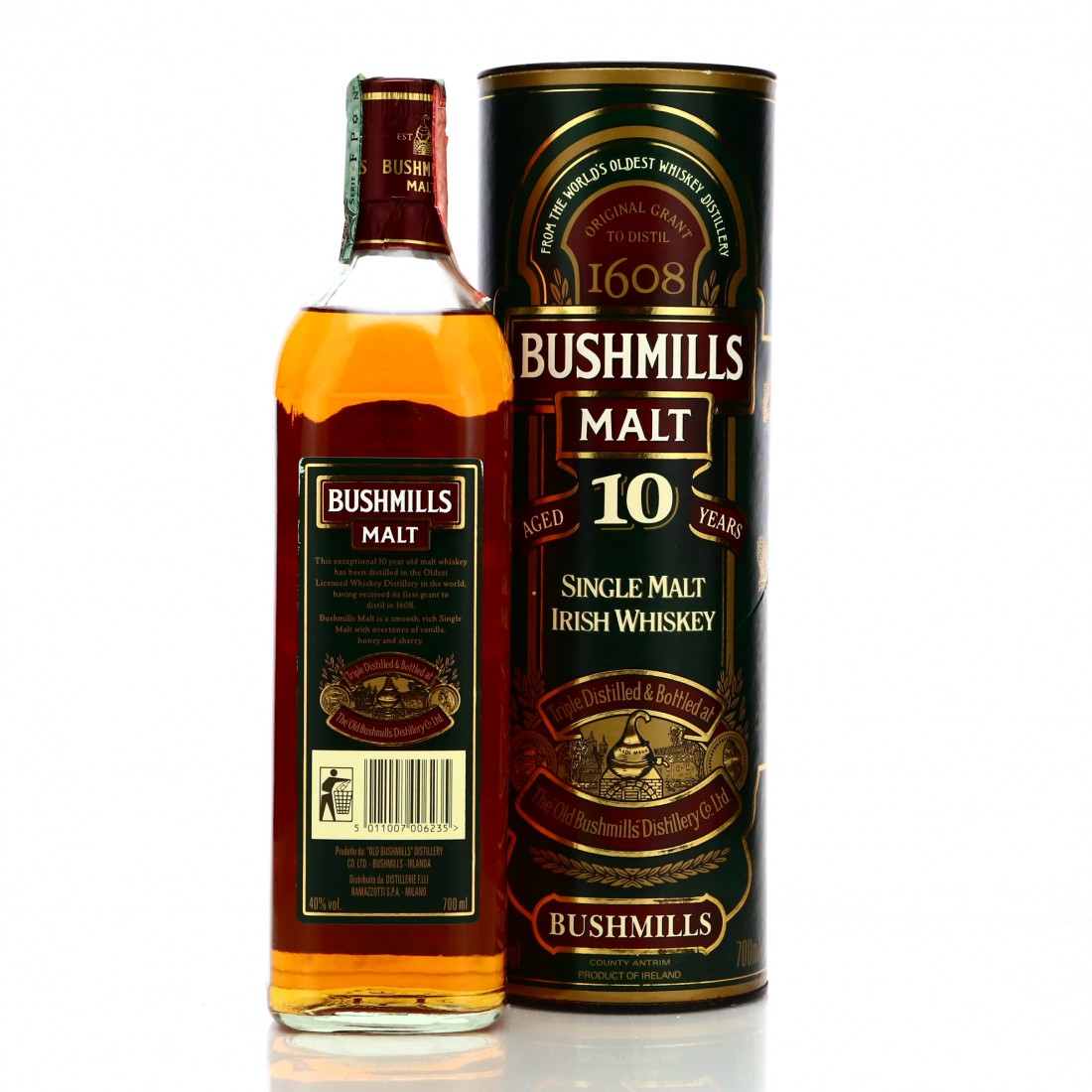 Bushmills 10 Year Old Single Malt | Whisky Auctioneer Bushmills 10 Year Old Single Malt | Whisky Auctioneer
