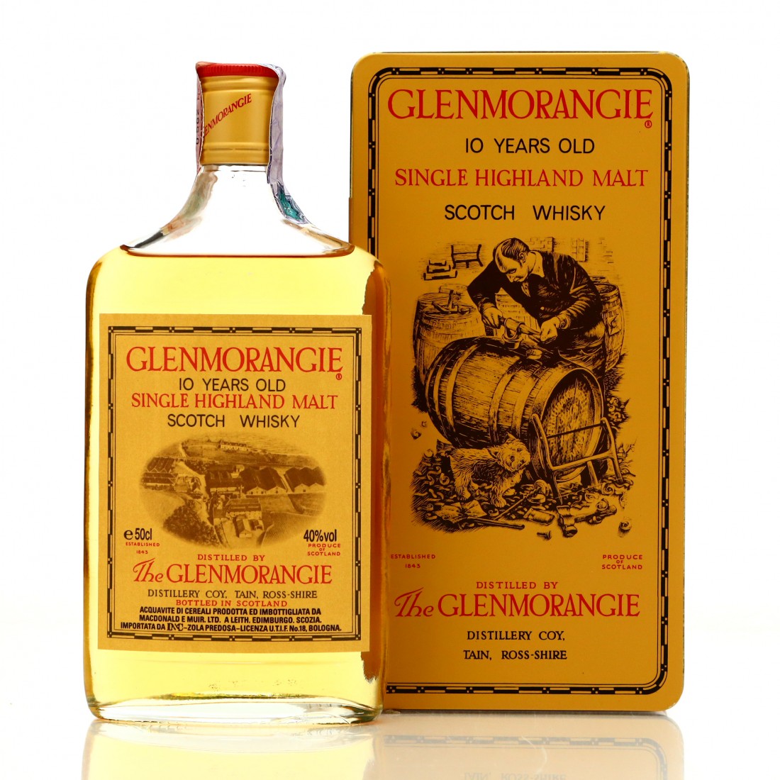 Glenmorangie 10 Year Old 50cl 1980s / D&C Import | Whisky Auctioneer