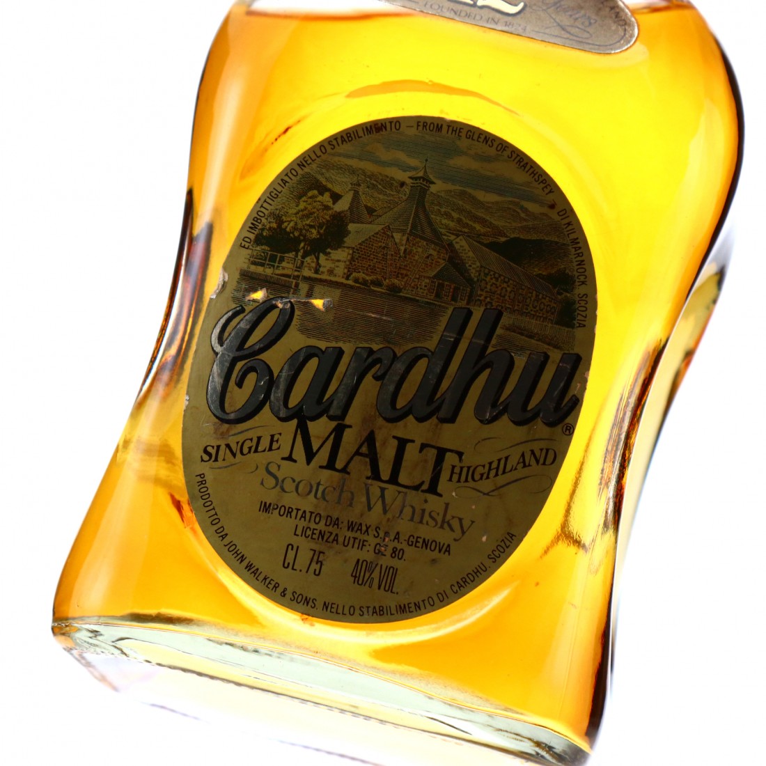 Cardhu 12 Year Old John Walker and Sons 1980s / Wax & Vitale Import ...