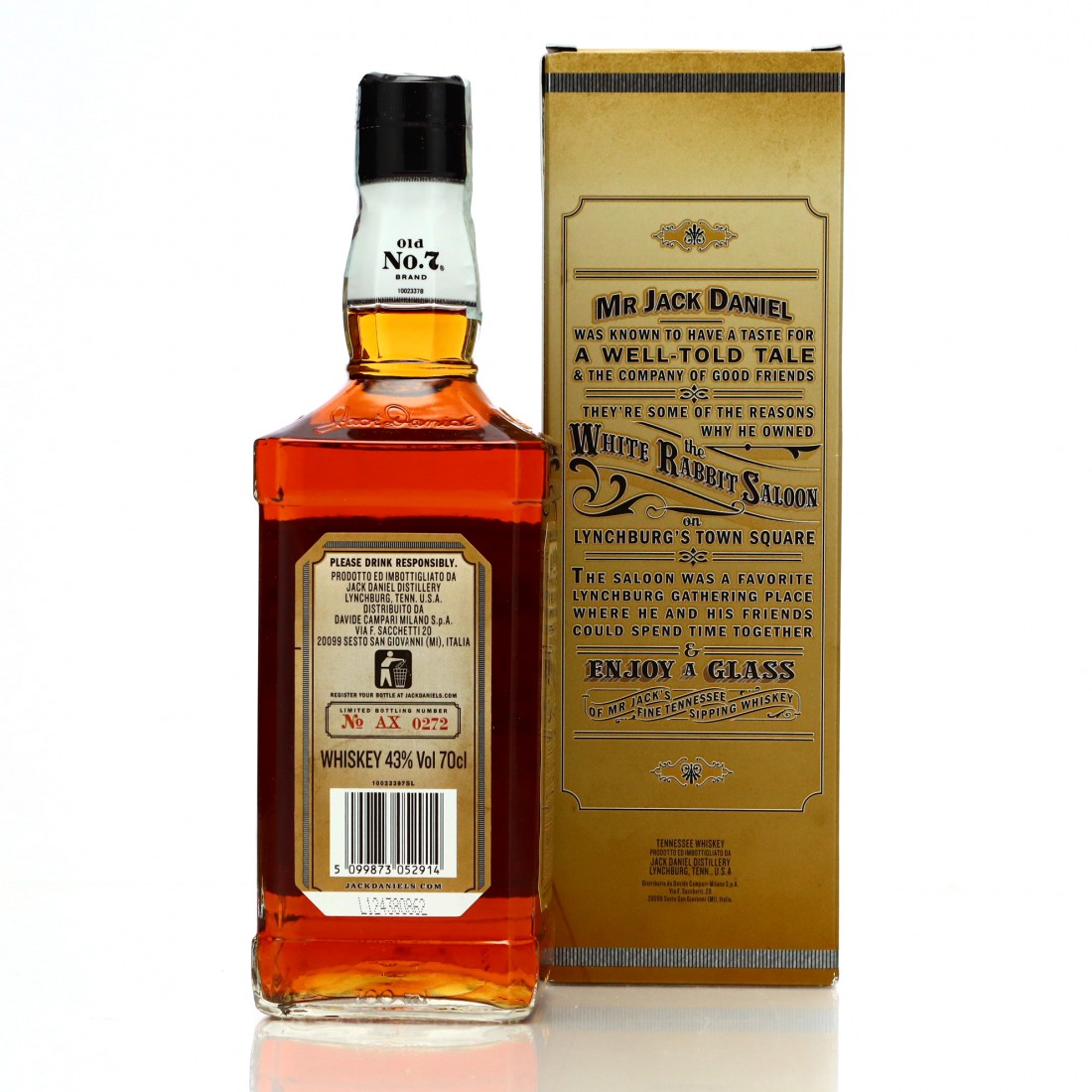 Jack Daniel's 120th Anniversary of White Rabbit Saloon 70cl | Whisky ...