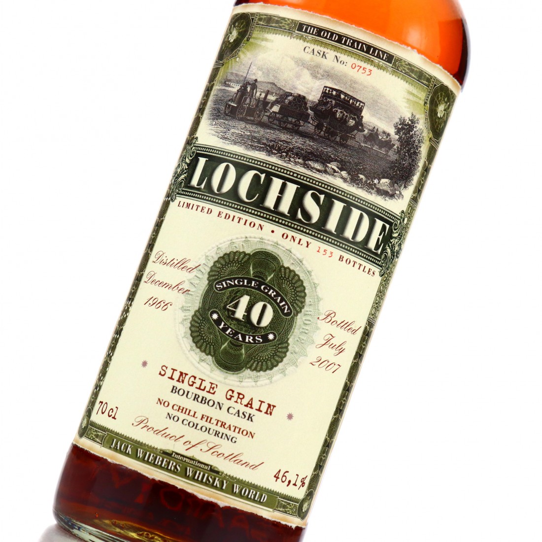 Lochside 1966 Jack Wiebers 40 Year Old Single Grain / Old Train Line ...