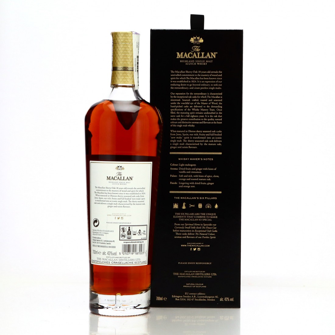 Macallan 18 Year Old Sherry Oak 2021 Release | Whisky Auctioneer