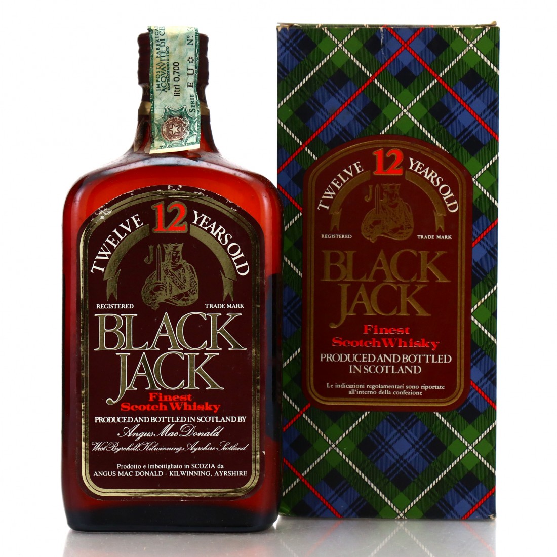 Black Jack 12 Year Old Scotch Whisky 1990s | Whisky Auctioneer