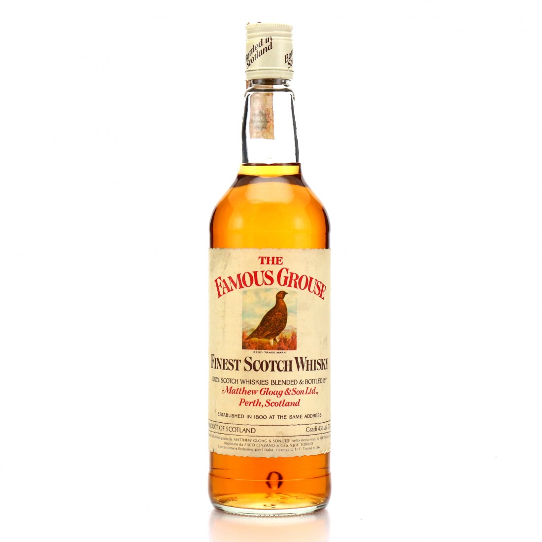 Famous Grouse Finest Scotch Whisky 1980s | Whisky Auctioneer