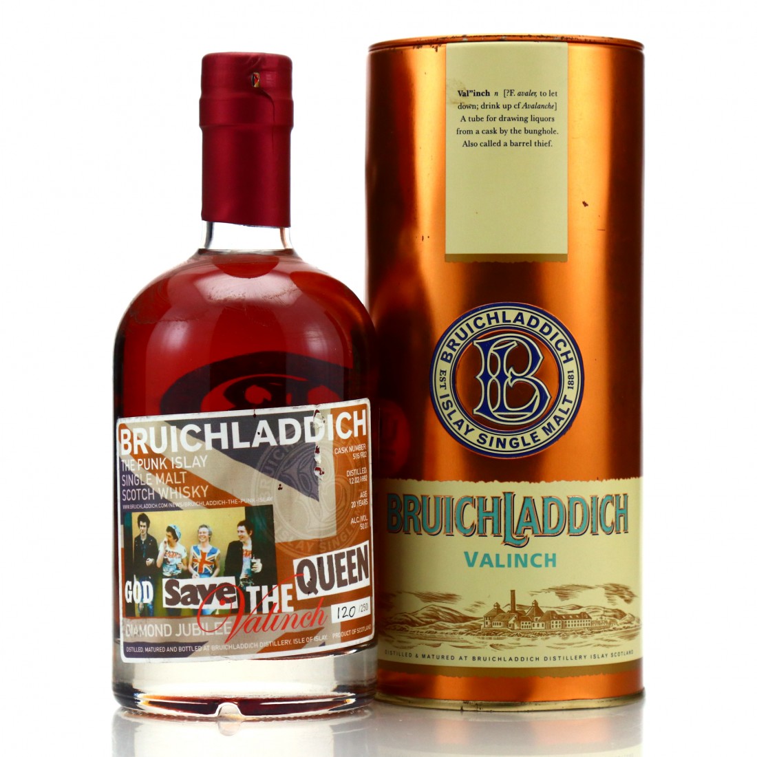 Bruichladdich 1992 Valinch 20 Year Old 'God Save the Queen' | Whisky ...