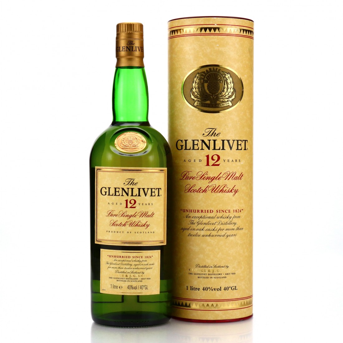 Glenlivet 12 Year Old 1 Litre 1990s | Whisky Auctioneer