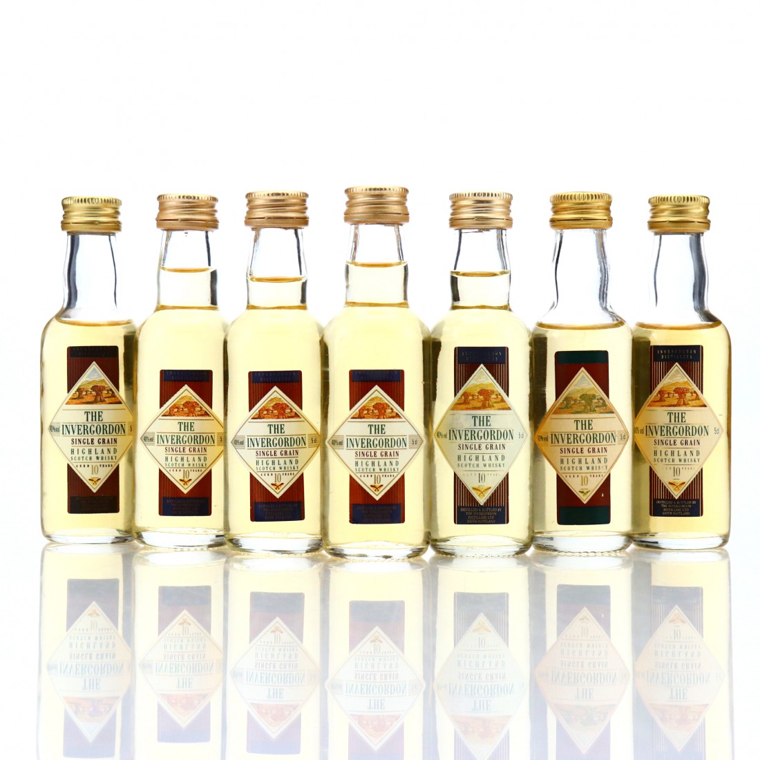 Invergordon 10 Year Old Miniature x 7 | Whisky Auctioneer