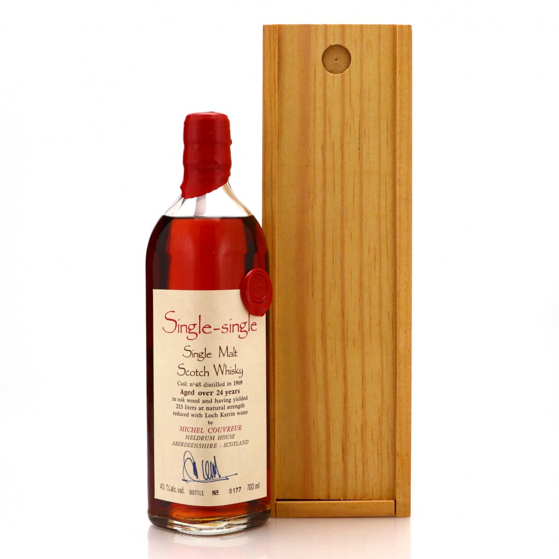Michel Couvreur 1969 Single-Single 24 Year Old | Whisky Auctioneer Michel Couvreur 1969 Single-Single 24 Year Old | Whisky Auctioneer