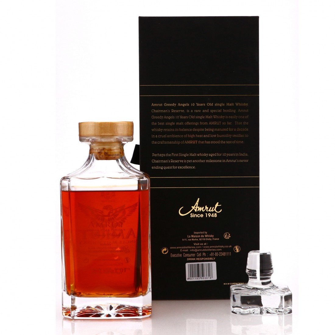 Amrut Greedy Angels 10 Year Old Chairman's Reserve | Whisky Auctioneer