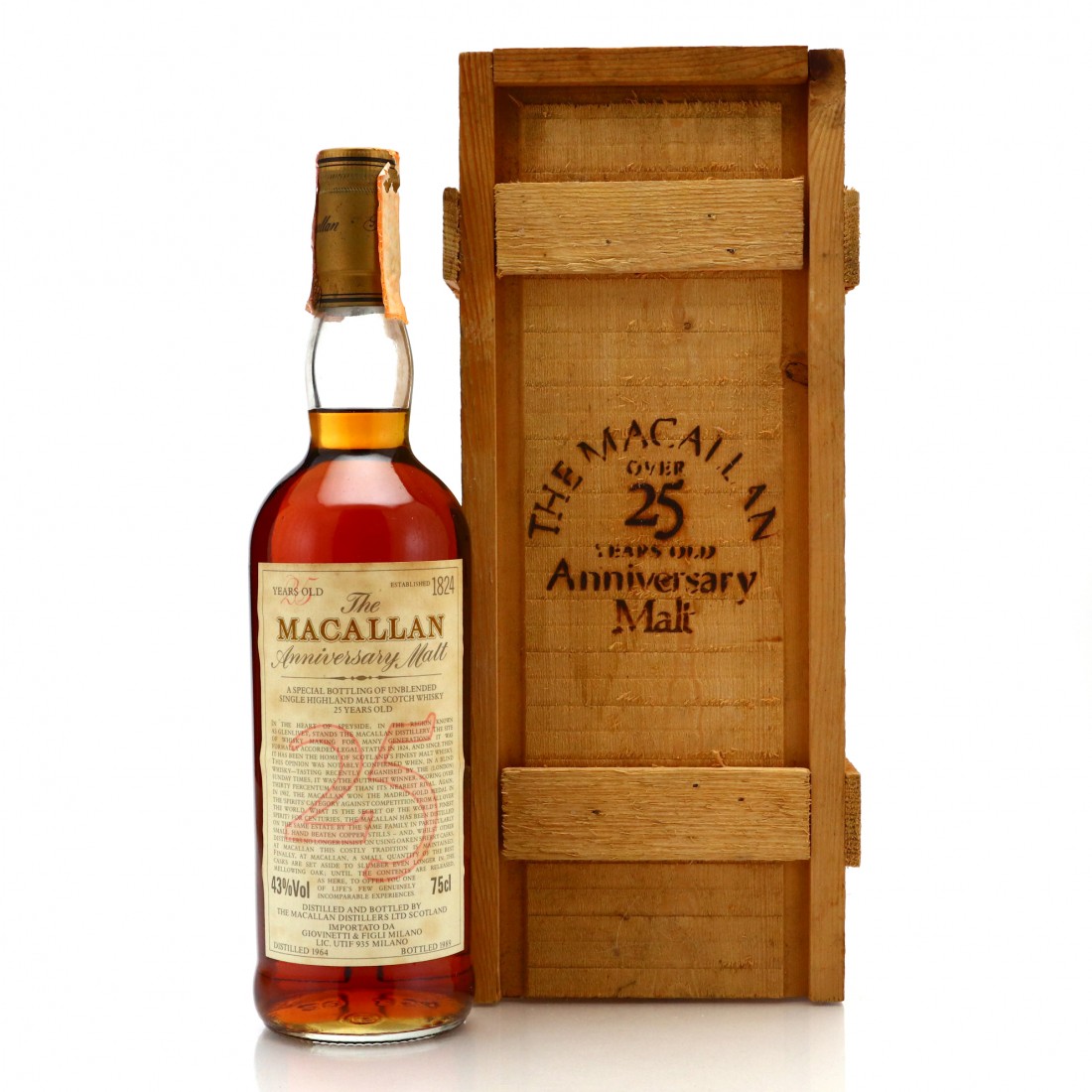 Macallan 1964 Anniversary Malt 25 Year Old | Whisky Auctioneer