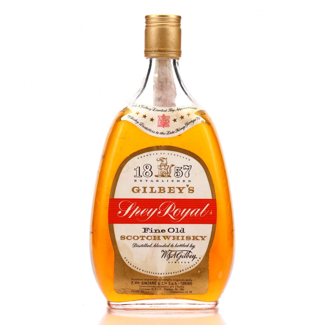 Gilbey's Spey Royal Fine Old Scotch Whisky 1980s / Cinzano Import ...