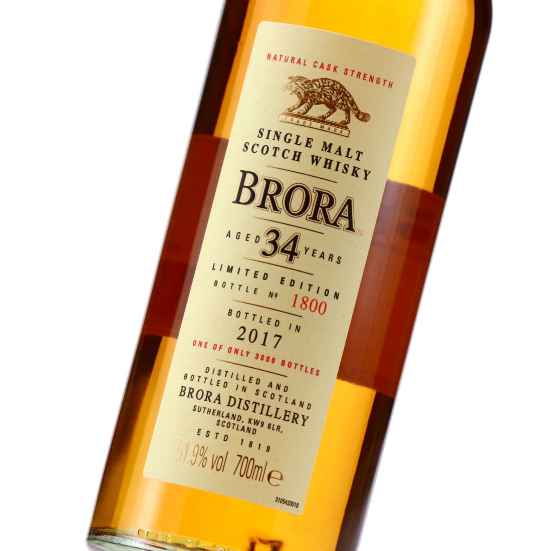 Brora 34 Year Old 2017 Release | Whisky Auctioneer
