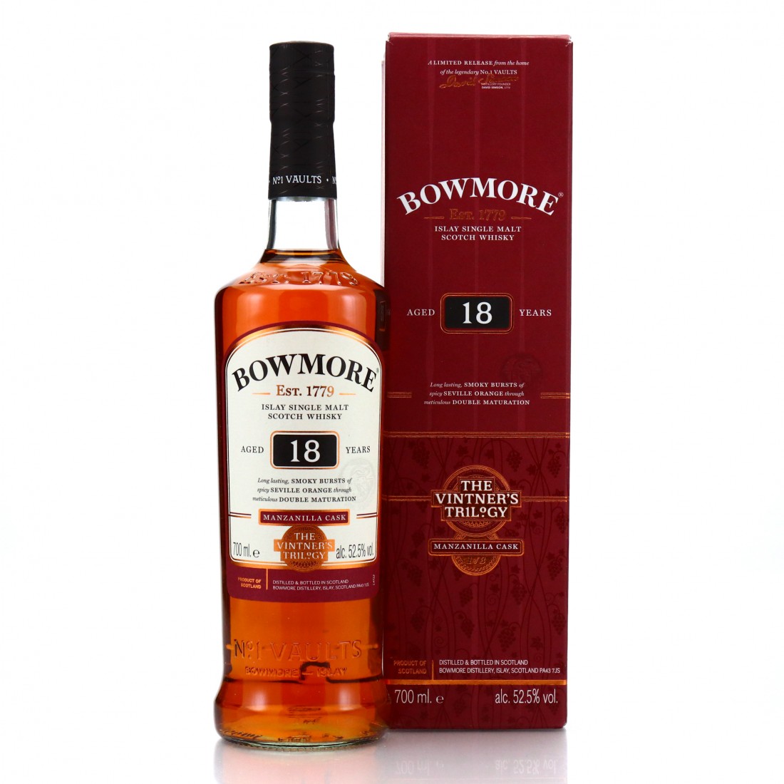Bowmore 18 Year Old The Vintner's Trilogy I / Manzanilla Cask | Whisky ...