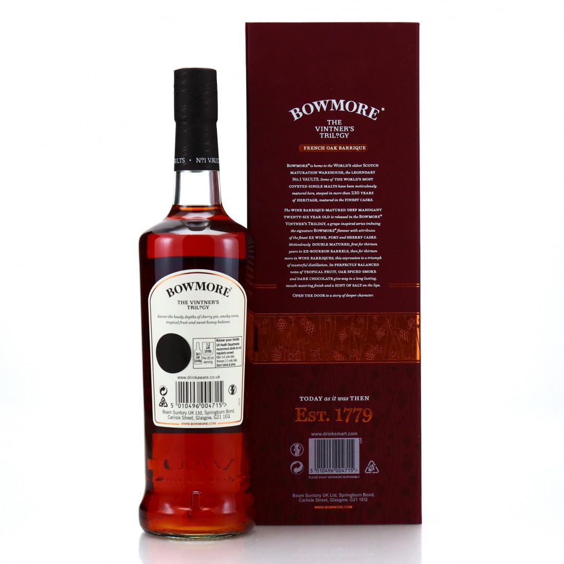Bowmore 26 Year Old The Vintner's Trilogy II / French Oak Barrique ...