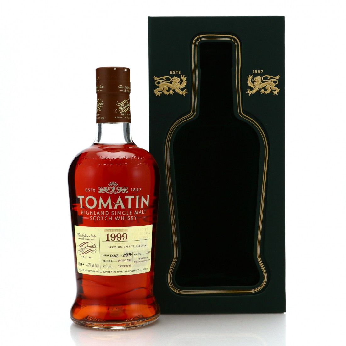 Tomatin 1999 Single Hungarian Oak Cask #33417 / Premium Spirits Belgium ...