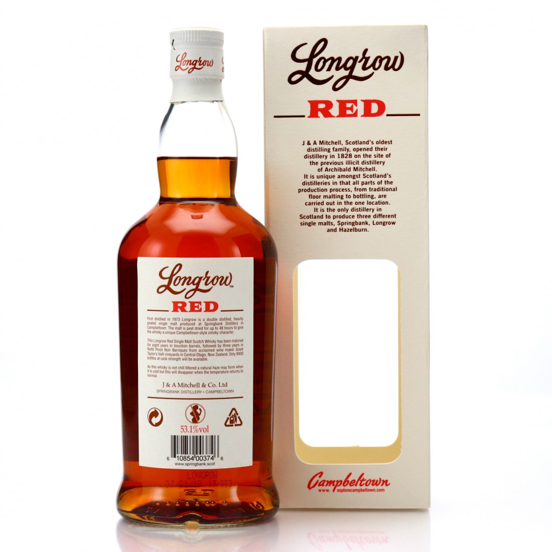Longrow Red 11 Year Old Pinot Noir | Whisky Auctioneer