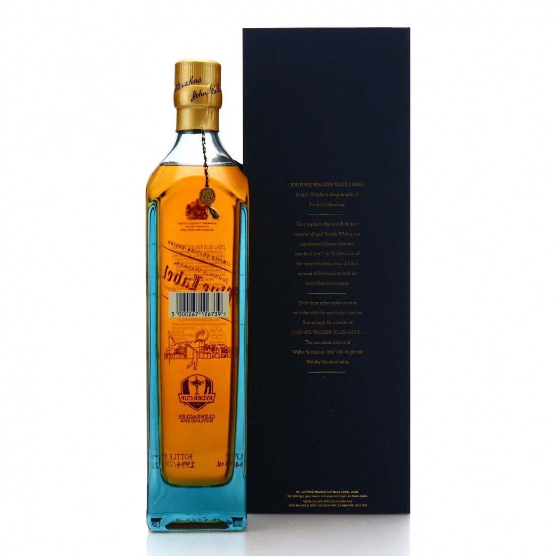 Johnnie Walker Blue Label Ryder Cup Edition / Gleneagles 2014 | Whisky ...