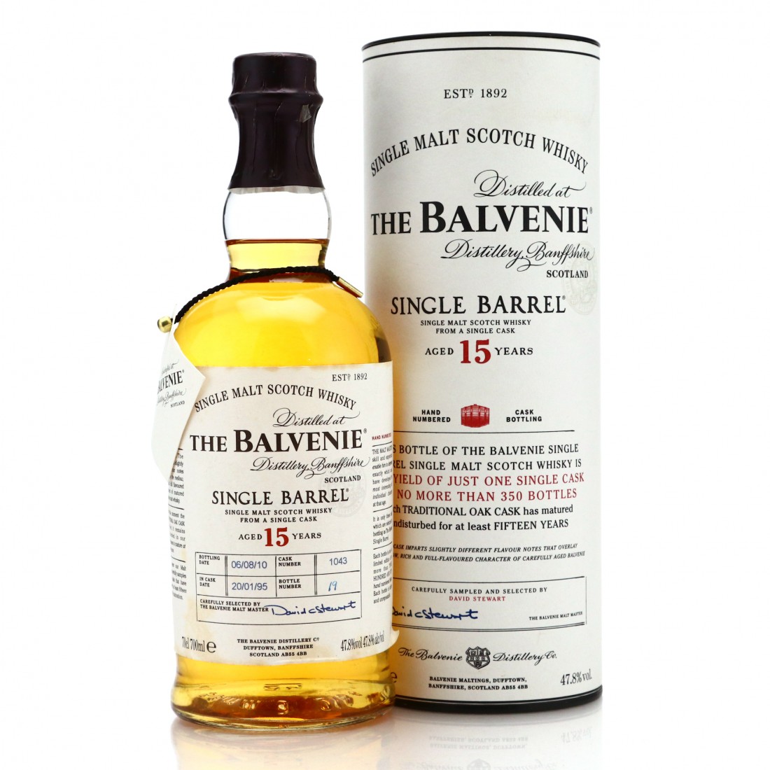 Balvenie 1995 Single Barrel 15 Year Old #1043 | Whisky Auctioneer